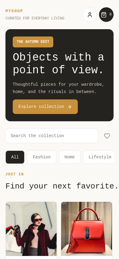 MyShop Mobile App