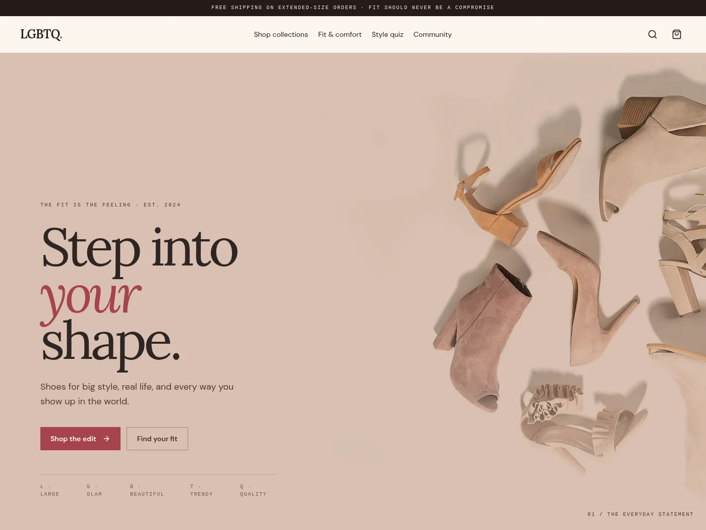 LGBTQ Shoe Storefront