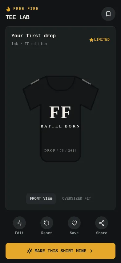 FreeFire Tee Studio