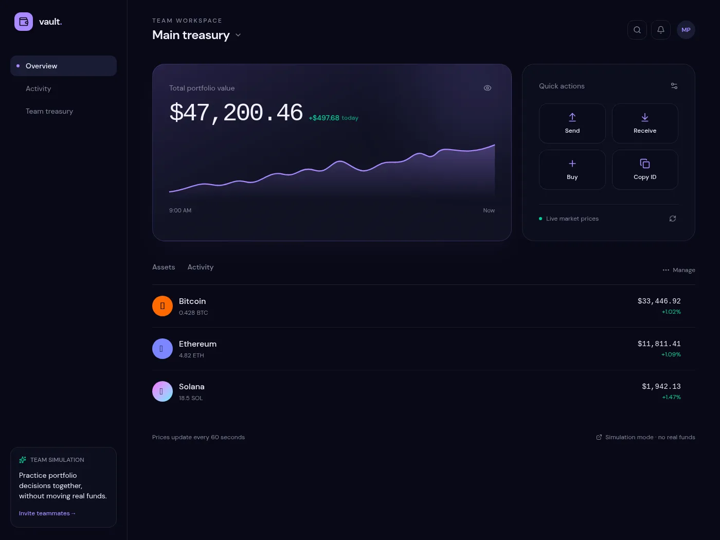 Crypto Wallet Simulator