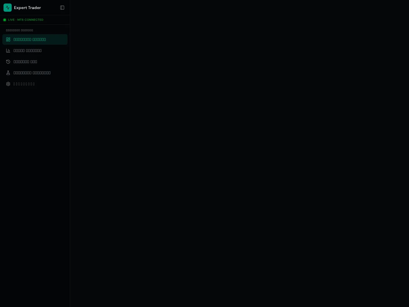Expert Trader Bot Dashboard