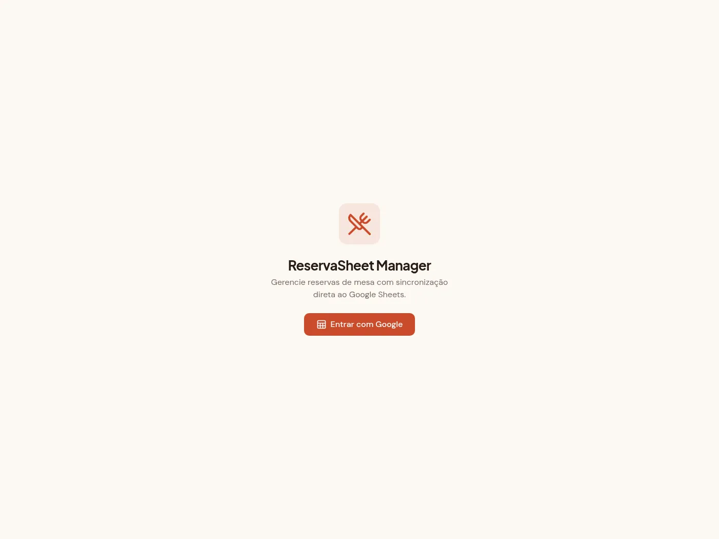 ReservaSheet Manager