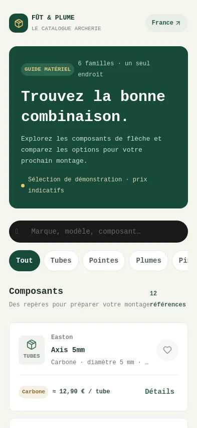 Archery Gear Finder