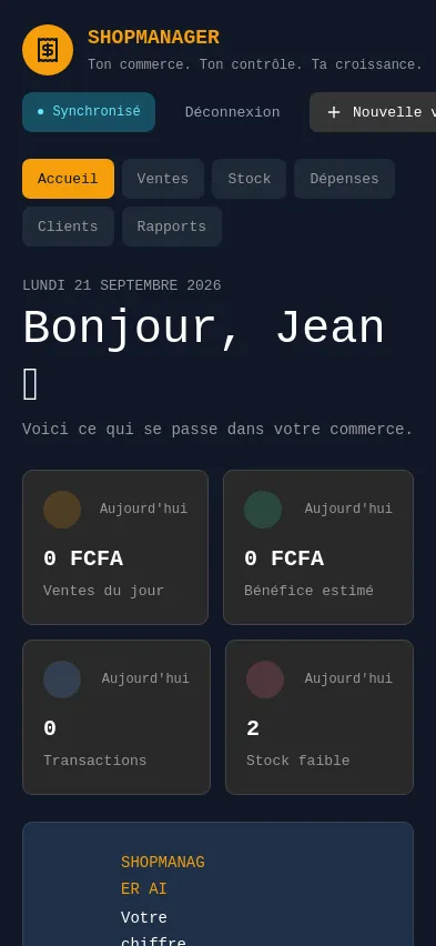 ShopManager Mobile Suite