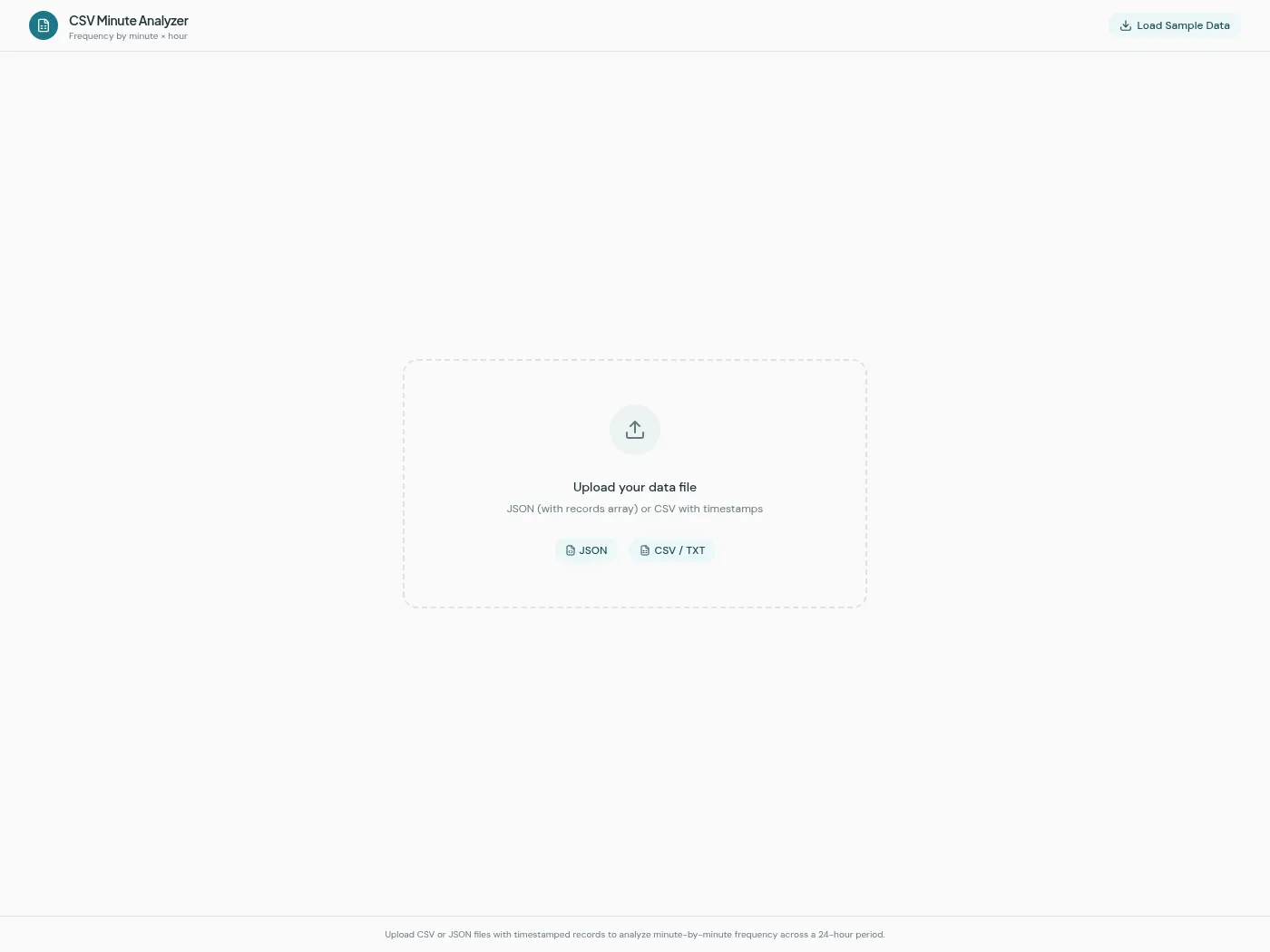 CSV Minute Analyzer
