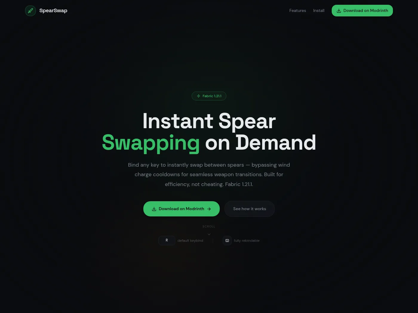 SpearSwap Mod