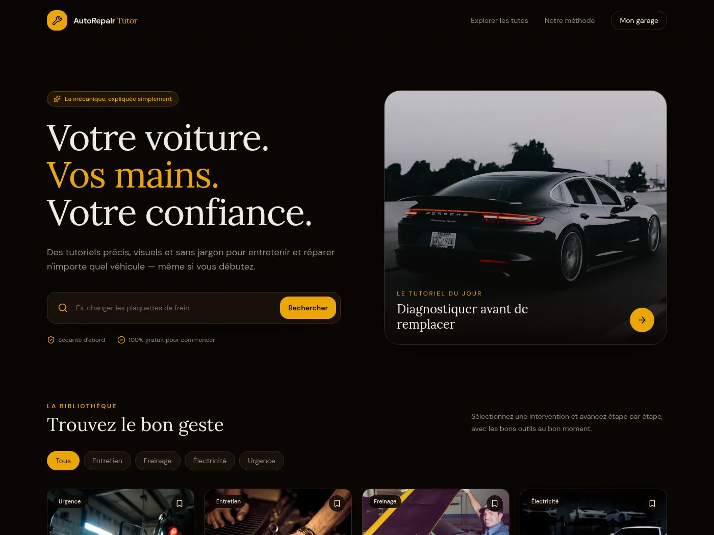 AutoRepair Tutor