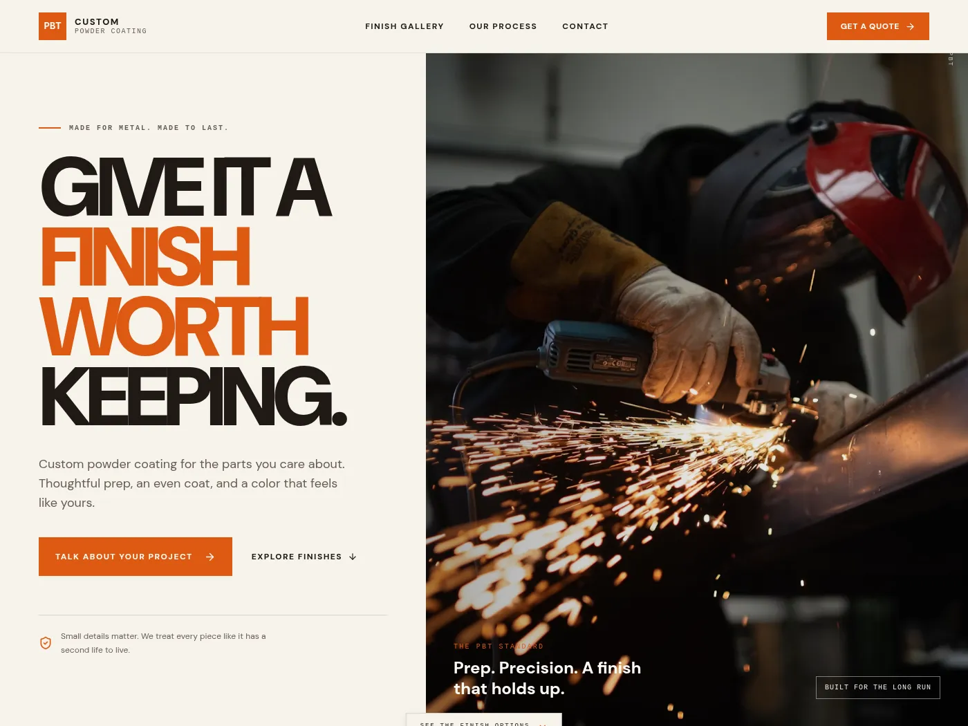 PBT Powder Coating Site