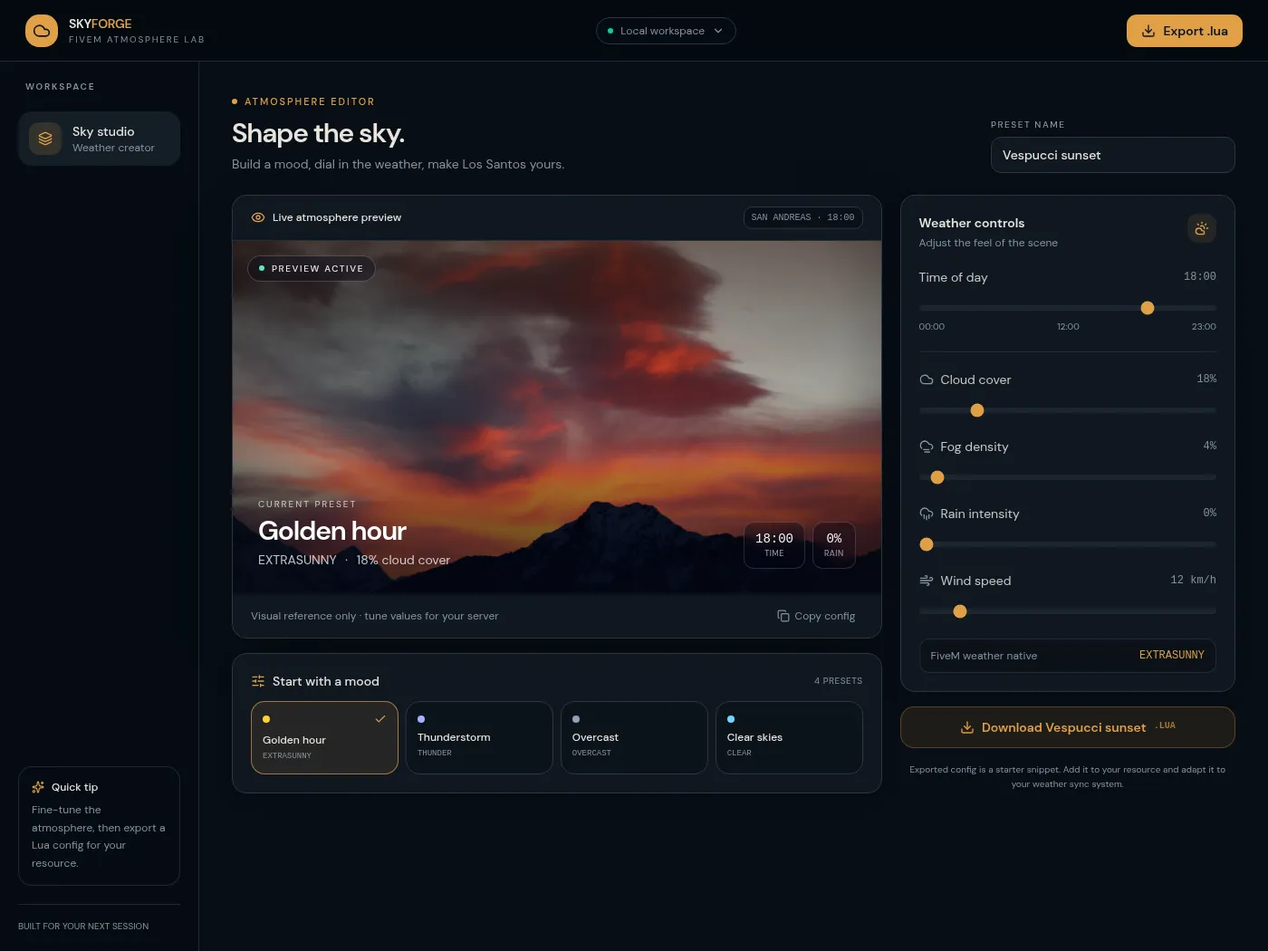 FiveM Sky Designer