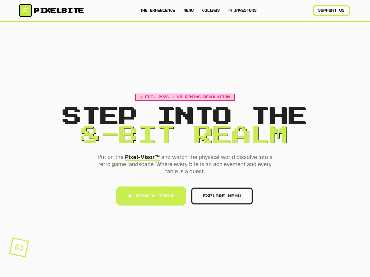 PixelBite Café