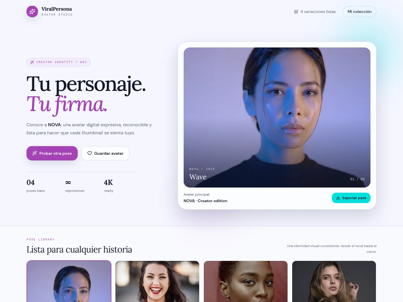 ViralPersona Avatar Studio