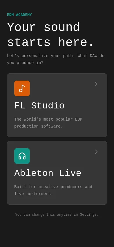 EDM Academy Mobile
