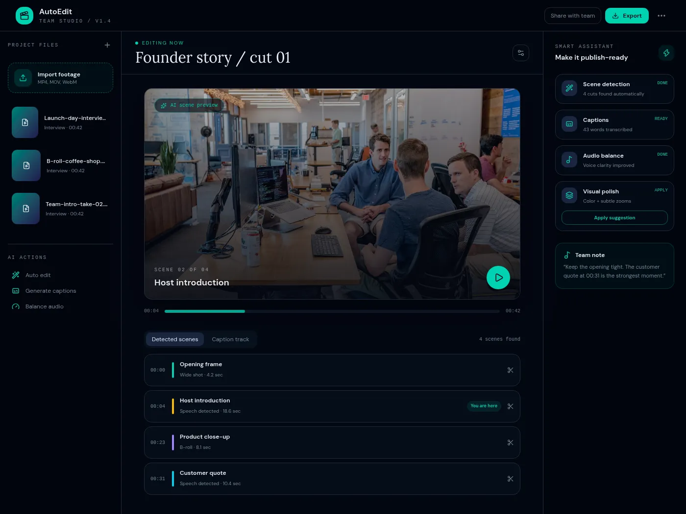 AutoEdit AI Video Studio