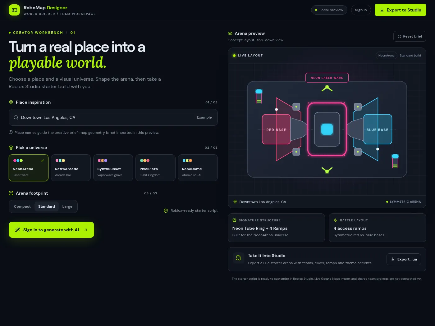 RoboMap Designer