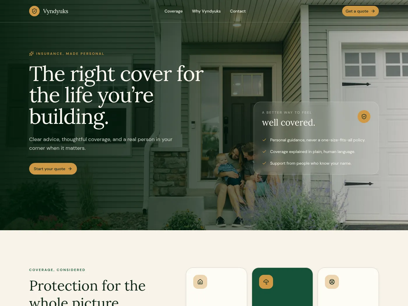 Vyndyuks Insurance Portal