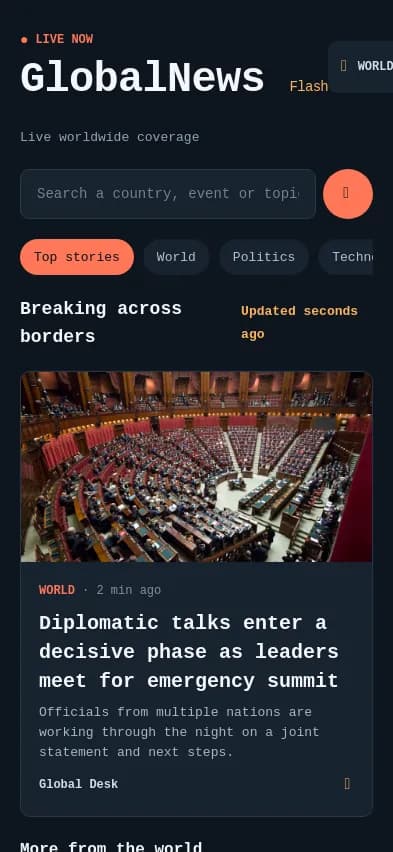GlobalNews Flash