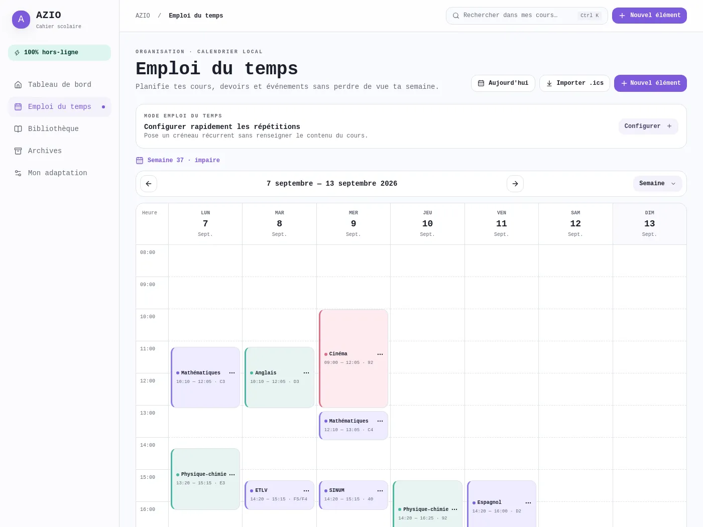 AZIO Smart School App