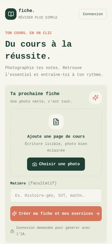 Scan2Fiche Mobile