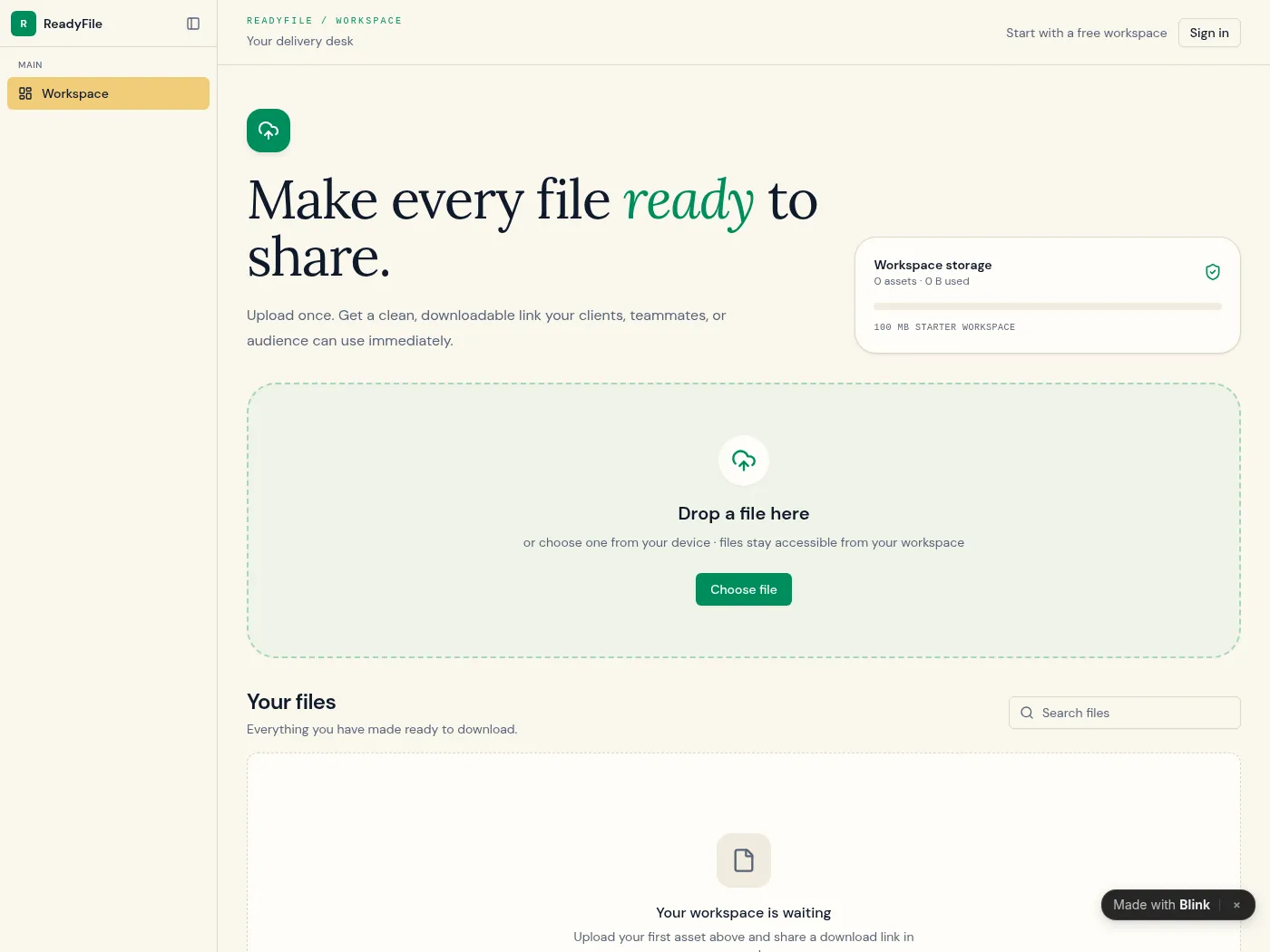 ReadyFile SaaS