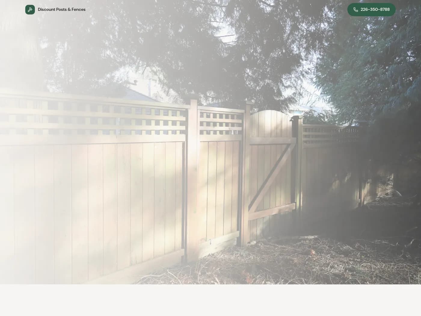 Discount Posts & Fences