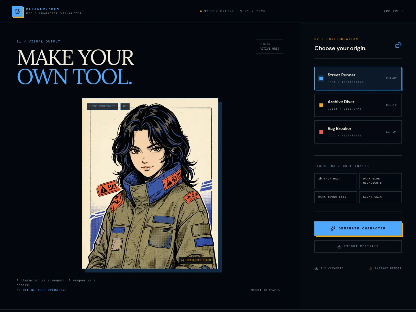 Gachiakuta Character Visualizer