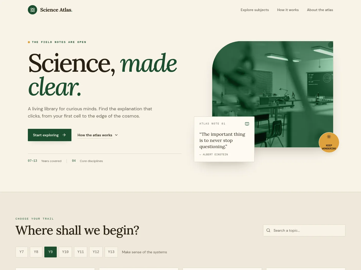 Science Explainer Hub