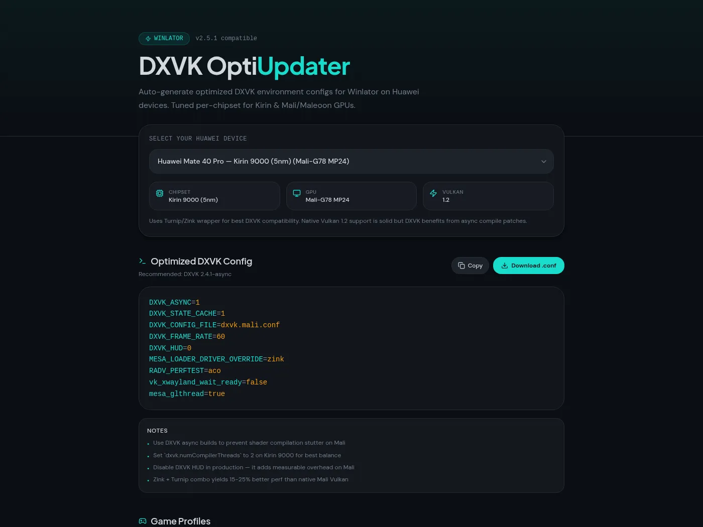 DXVK OptiUpdater