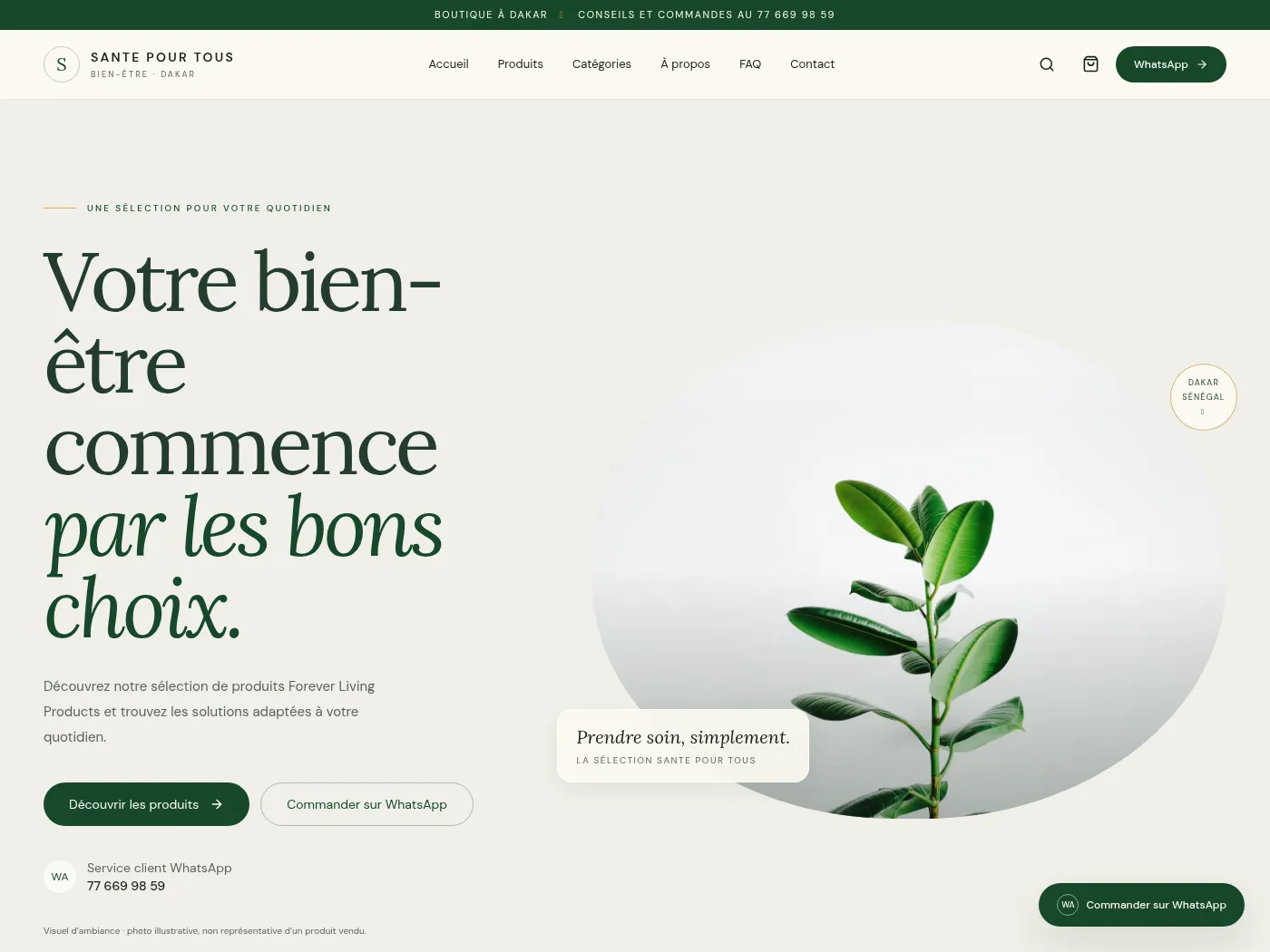 SANTE POUR TOUS E-commerce