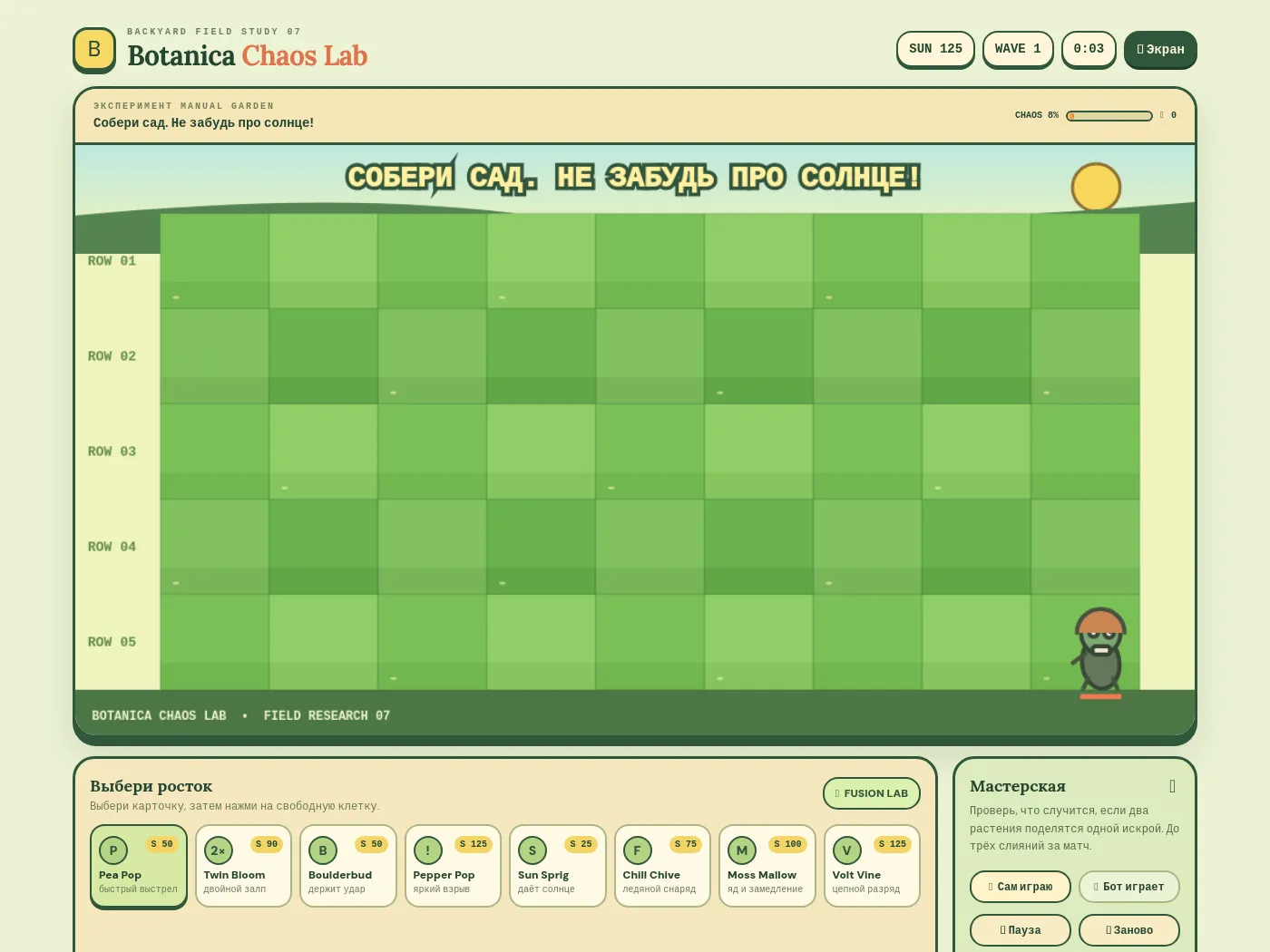 Botanica Chaos Lab
