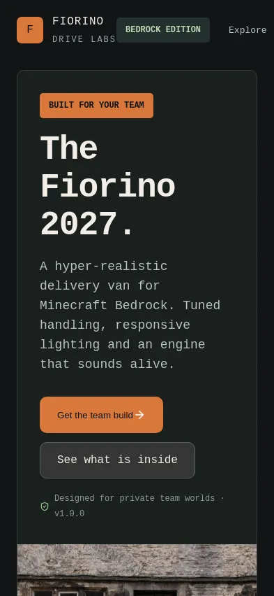 Fiorino Drive Add-On