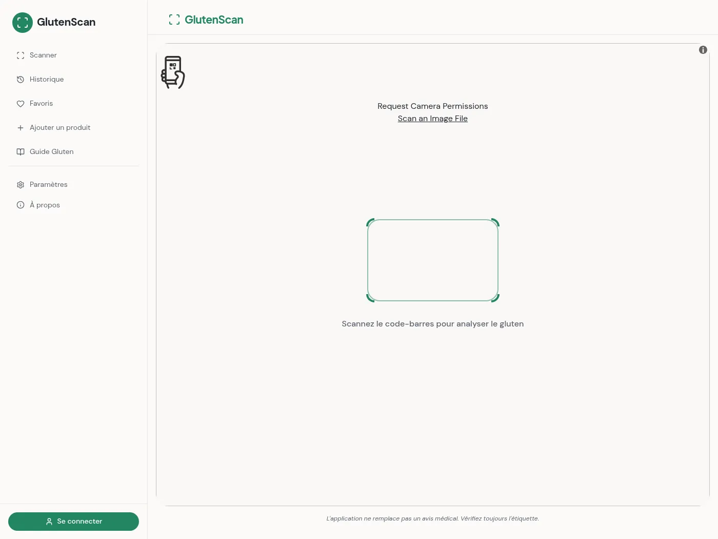 GlutenScan Mobile App