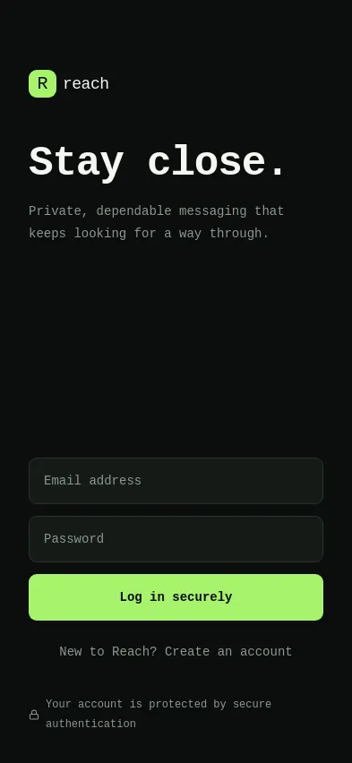 Reach Messaging App