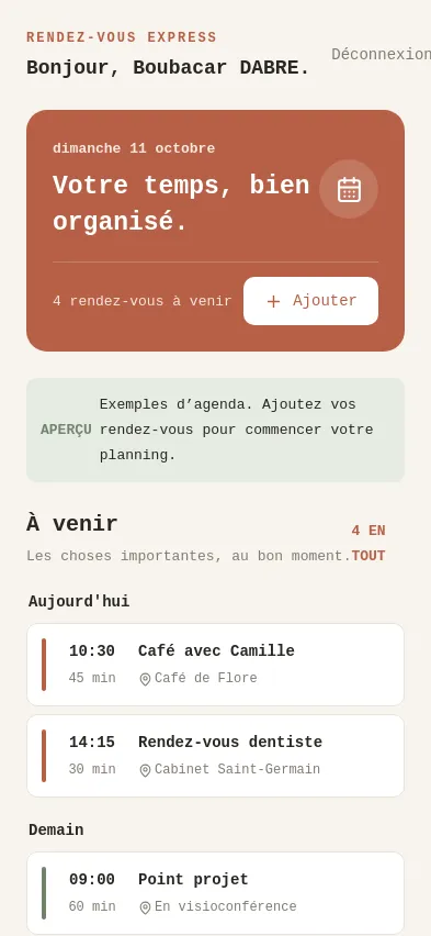Rendez-Vous Express