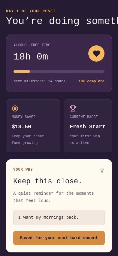 EasyQuit Sobriety Coach
