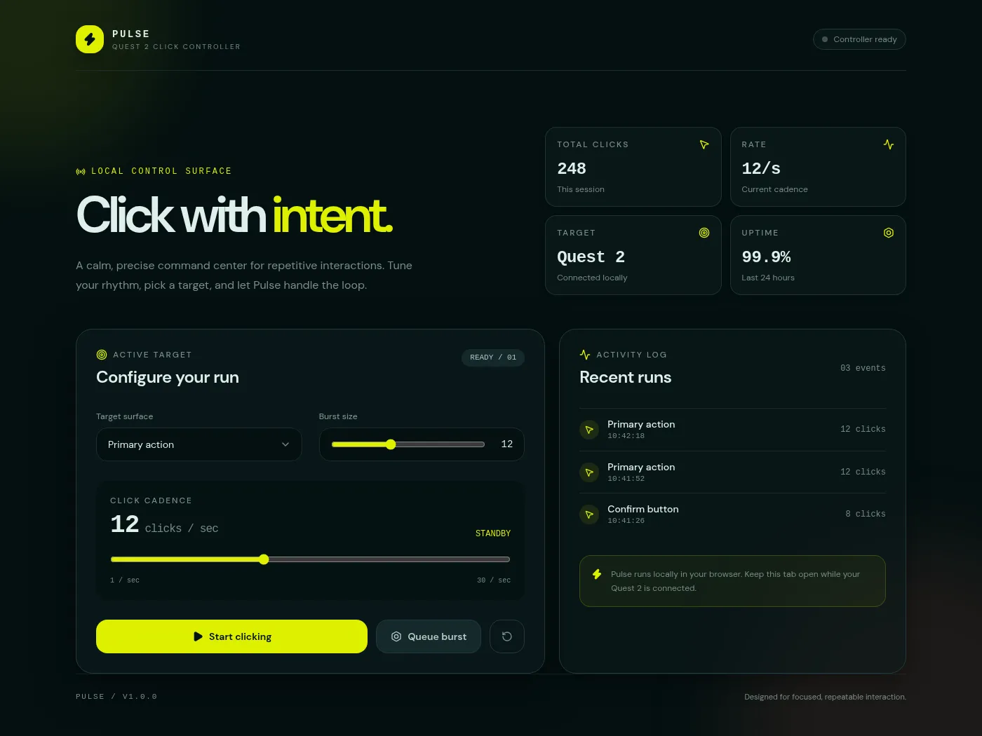 Quest 2 Auto Clicker