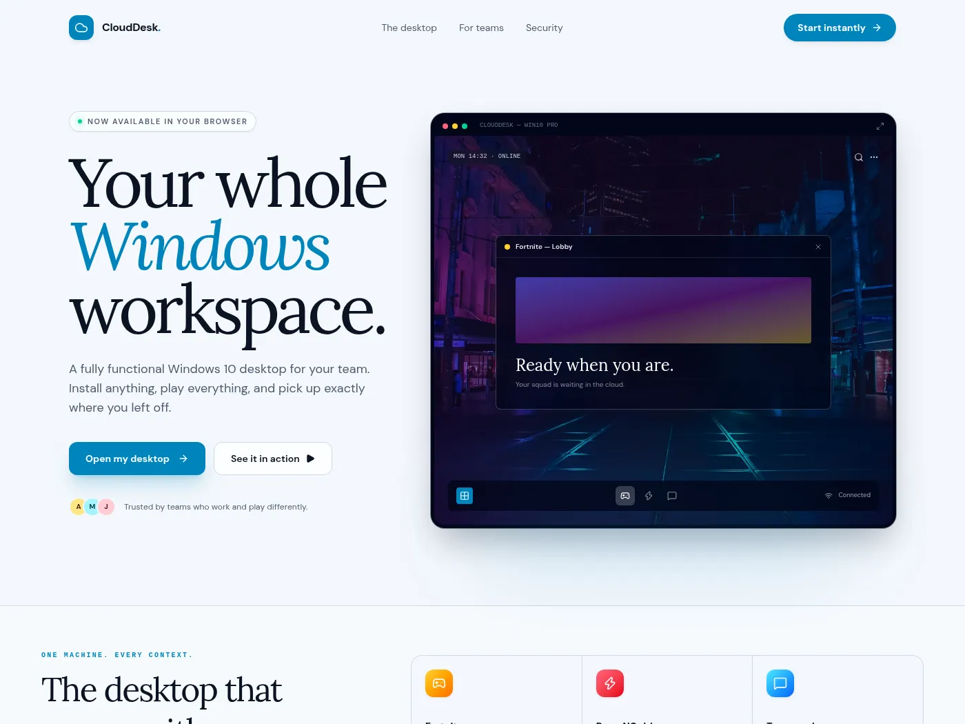 Win10 Cloud Desktop
