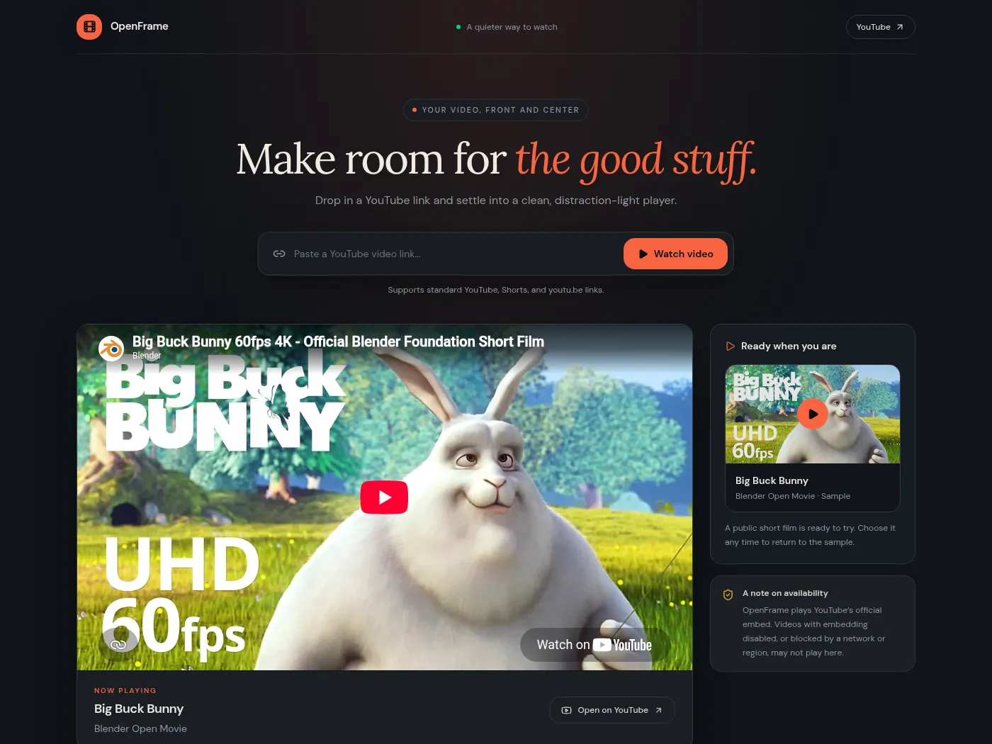 Unblocked YouTube Viewer