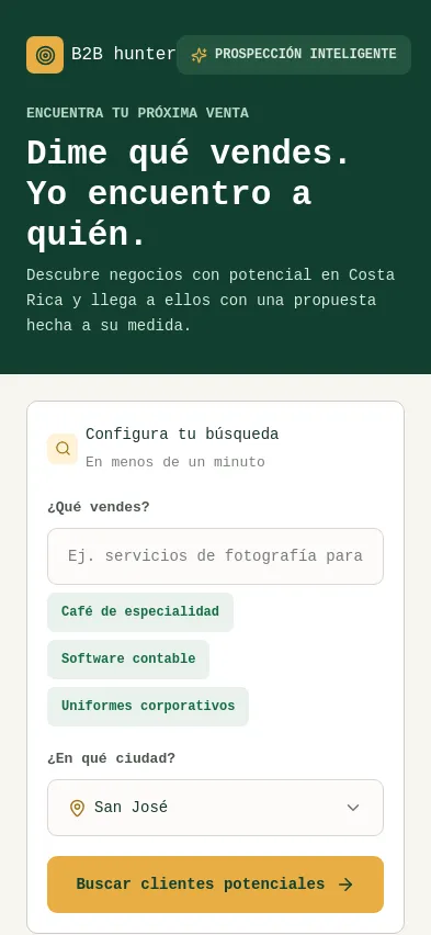 B2B Hunter App