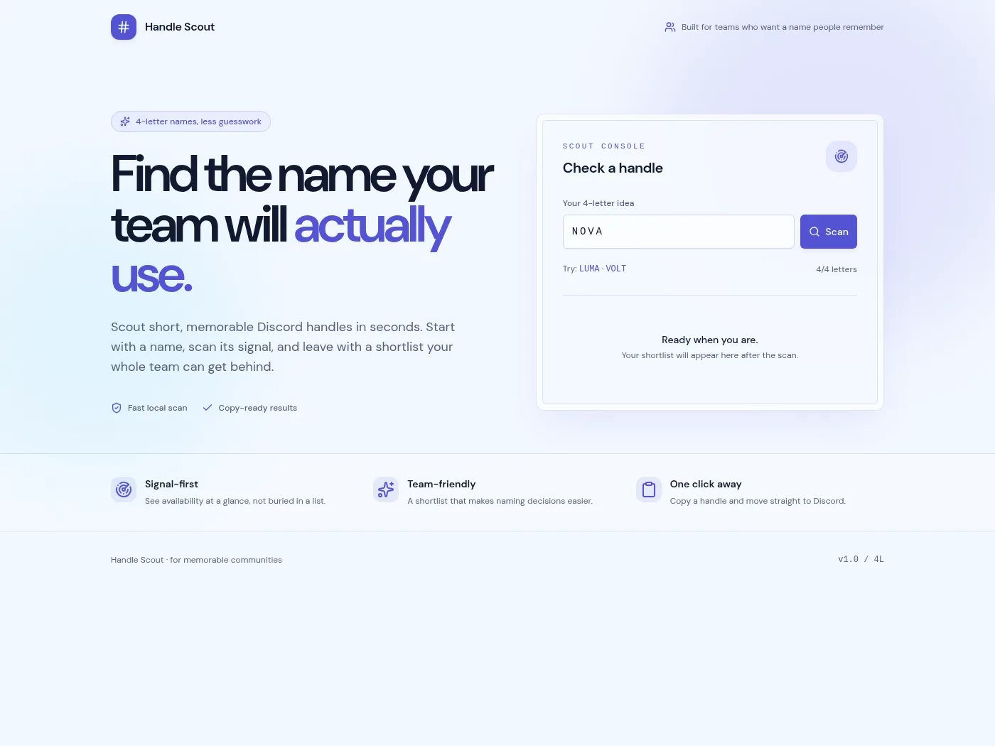 Discord Name Finder