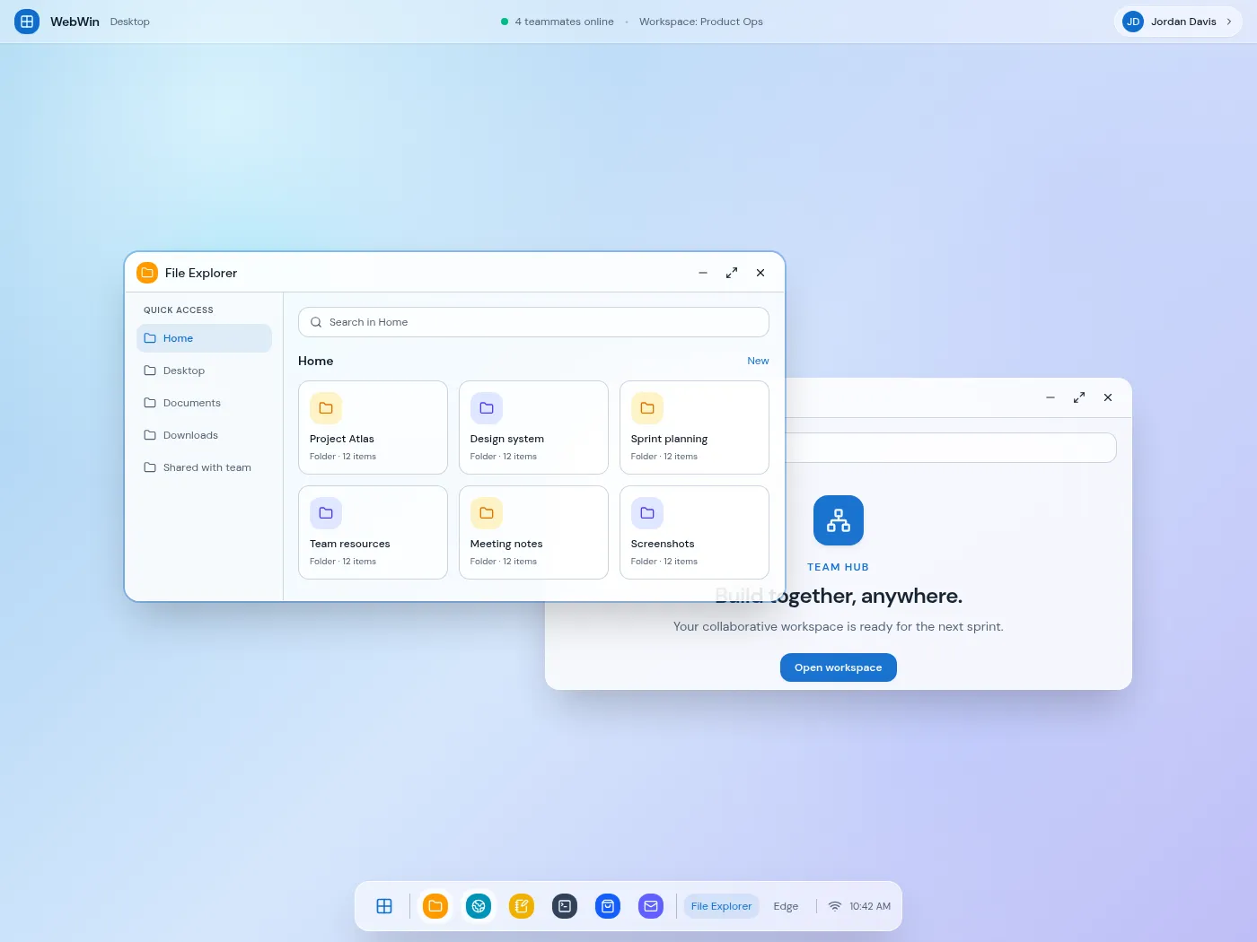 WebWin Desktop