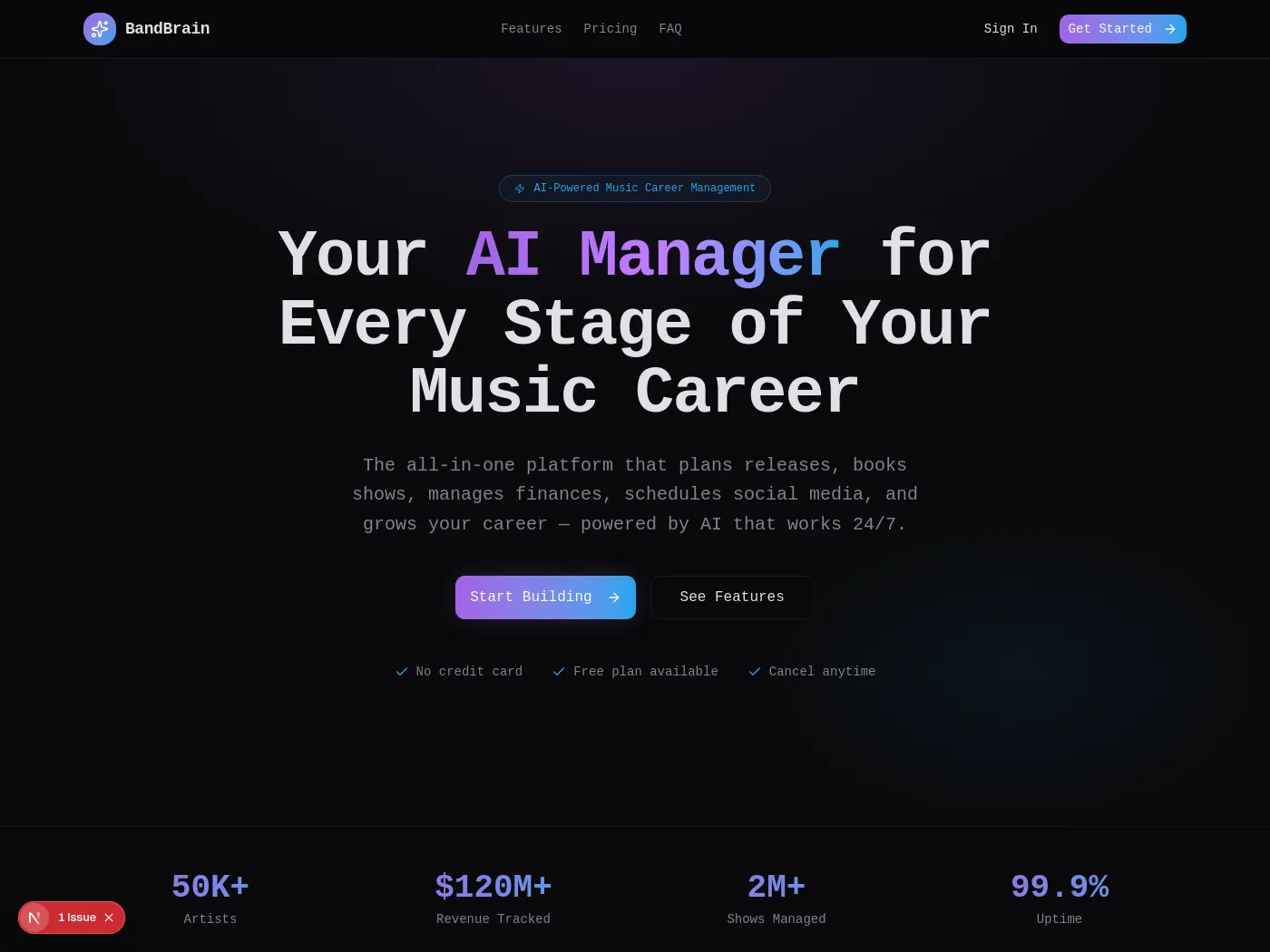 BandBrain AI Manager
