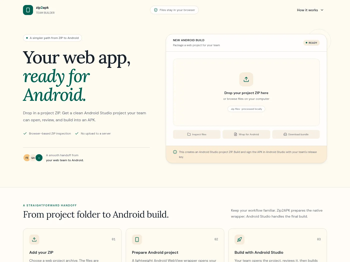 Zip2APK Builder
