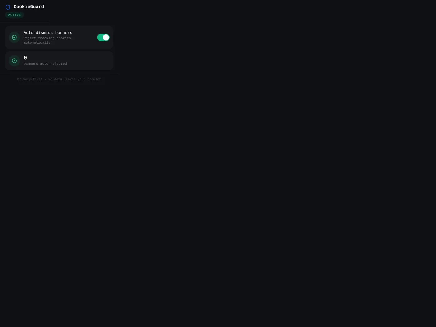 CookieGuard Extension