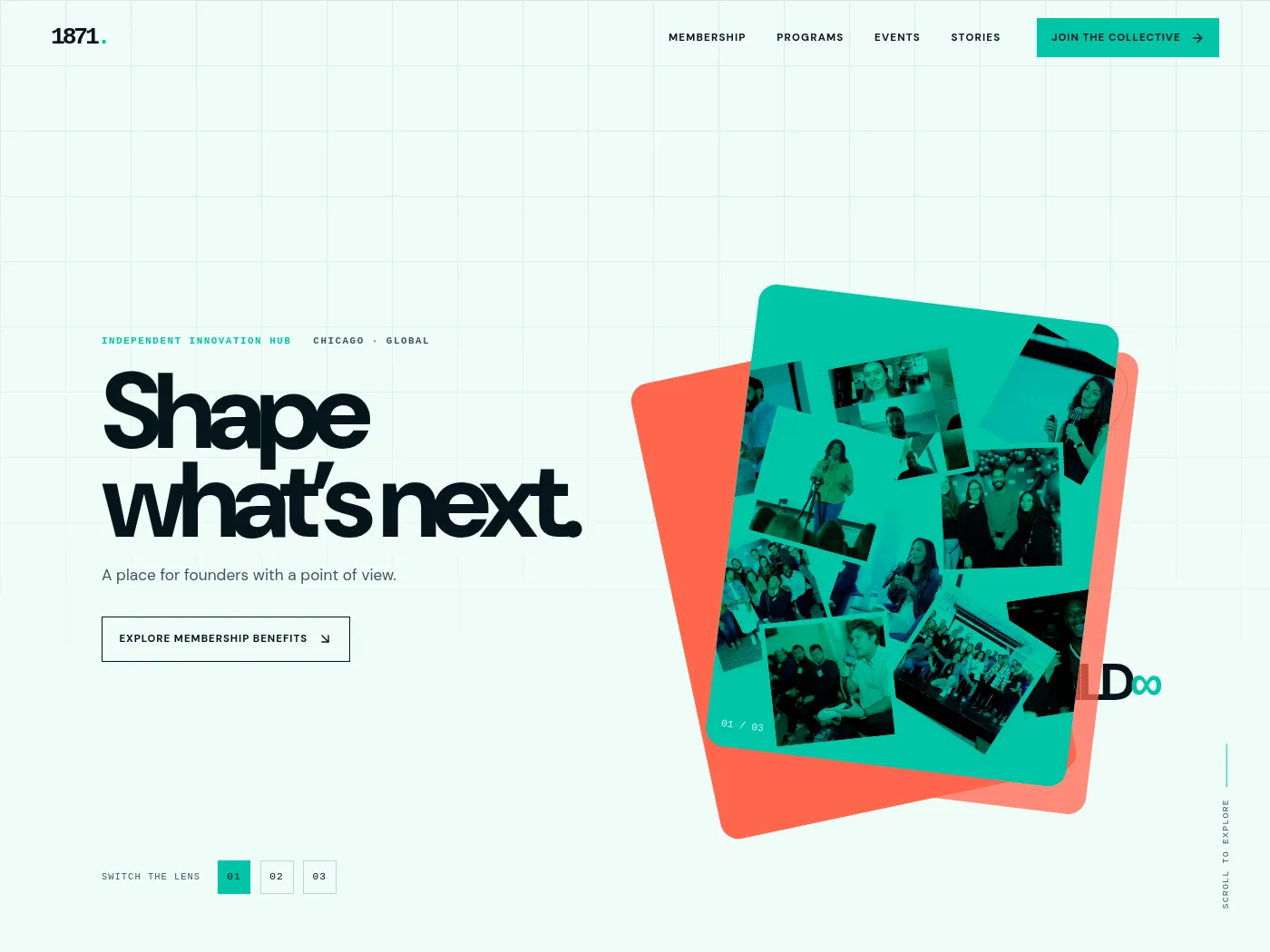 1871 3D Animated Site