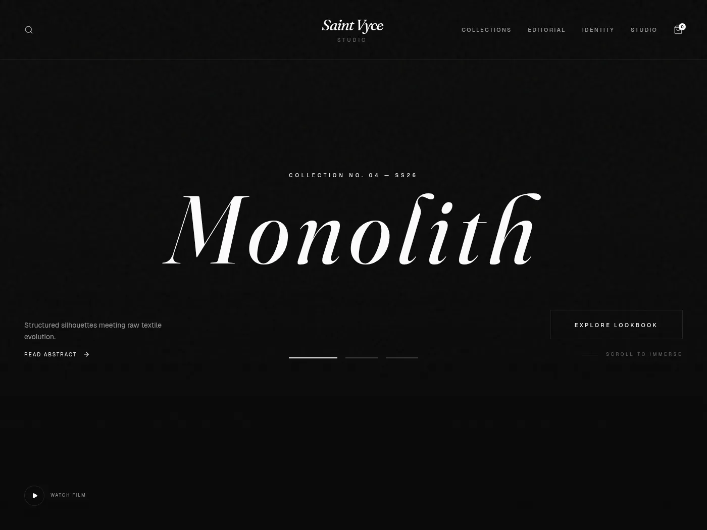 Saint Vyce Brand Site