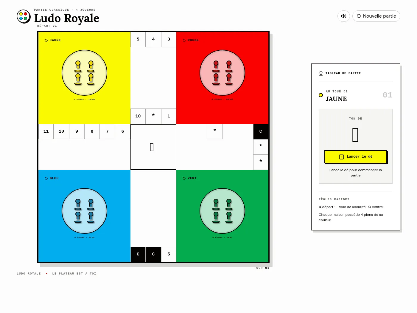 Jeu Ludo Plateau Web