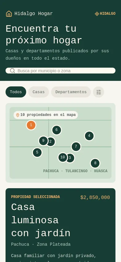 Hidalgo Homes Finder