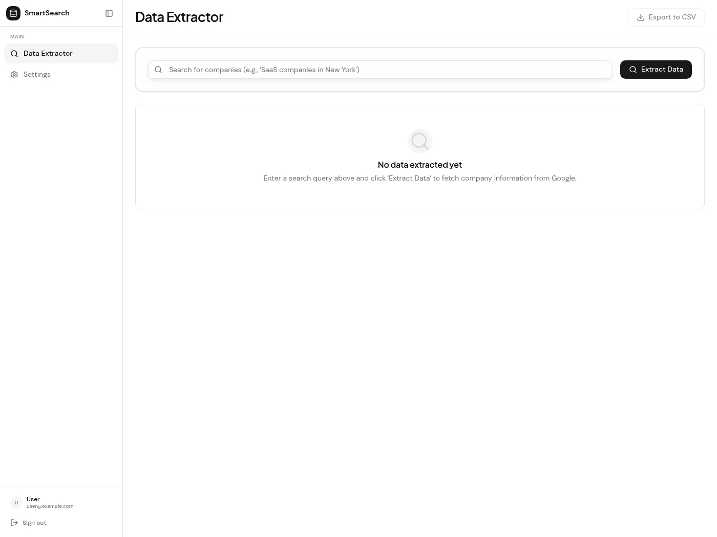 SmartSearch Data Extractor