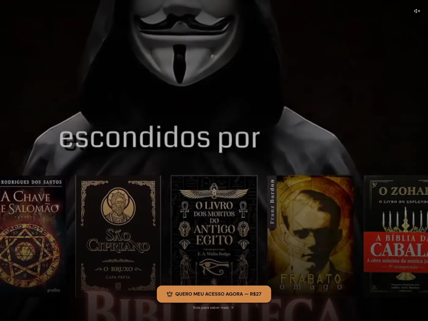 Biblioteca Oculta VSL Page