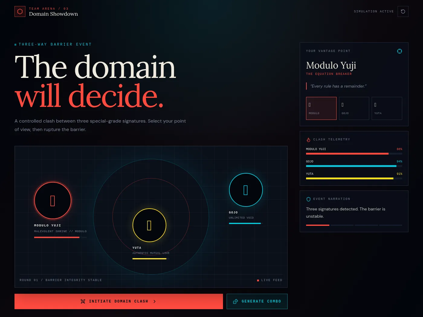 Domain Showdown Simulator